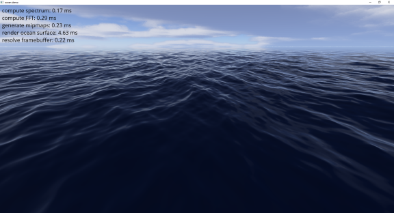 GitHub - zogi/ocean_demo: Tessendorf wave simulation